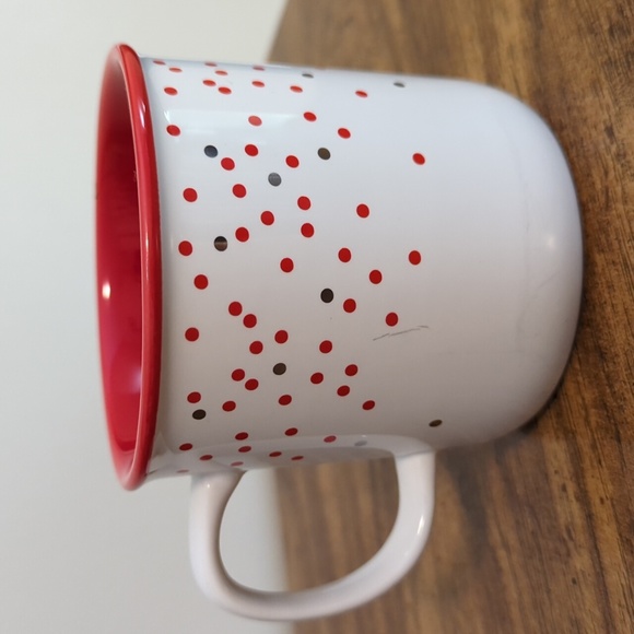 Kitchen | Red Spotted Davids Tea Mug | Poshmark